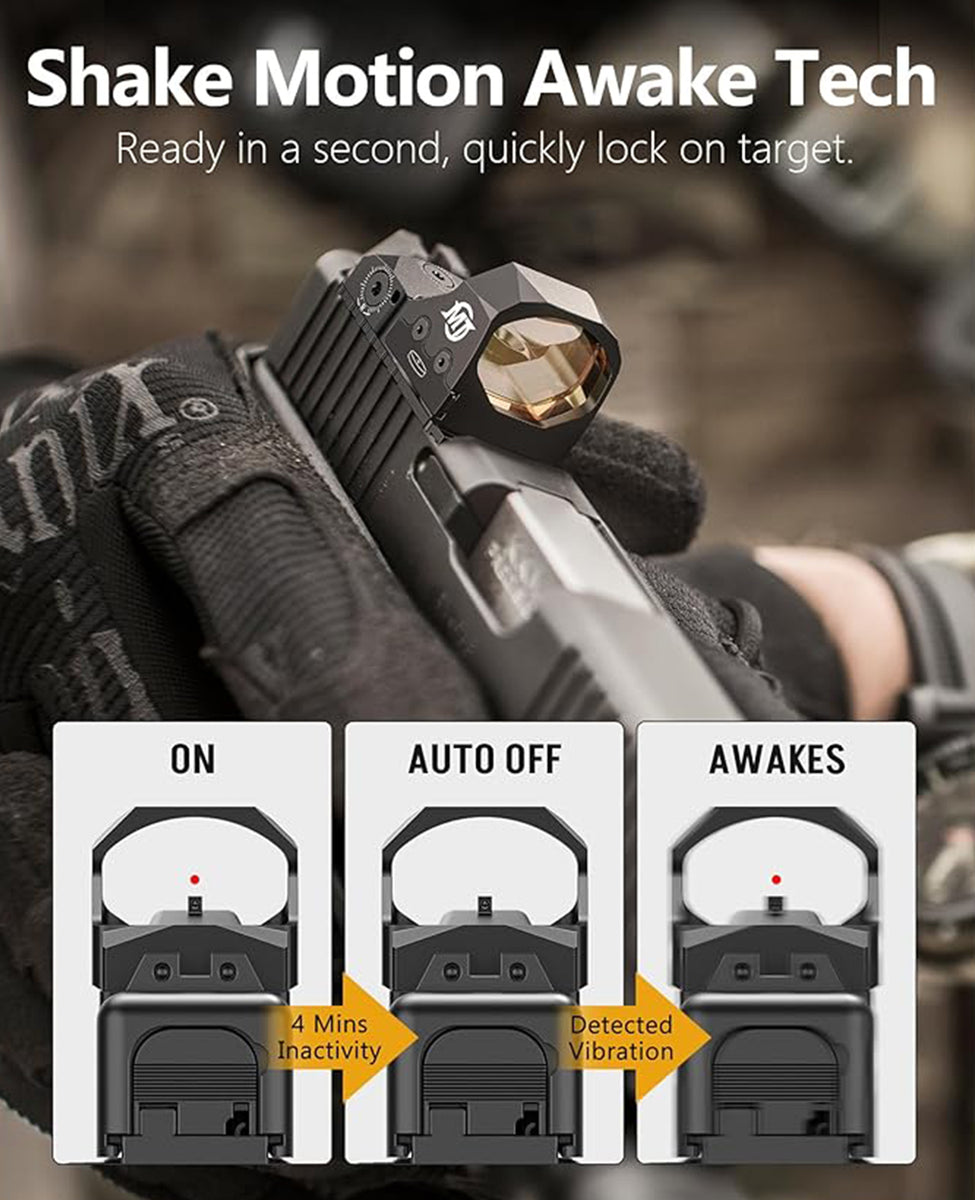 MidTen S01 Shake Motion Awake Red Dot Sight