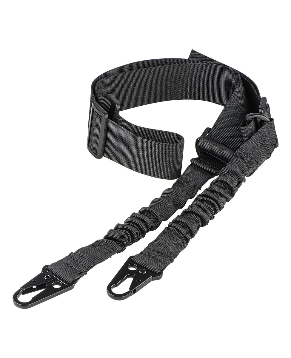 MidTen 2 Point Rifle Sling Adjustable Traditional Sling with Metal Eag