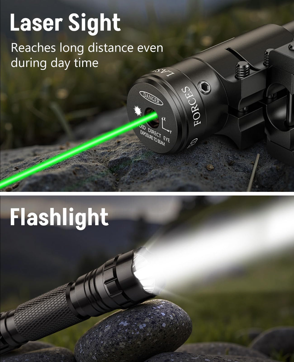 MidTen 6-24x50 AO Rifle Scope Combo, Rangefinder Reticle Long Range Sc